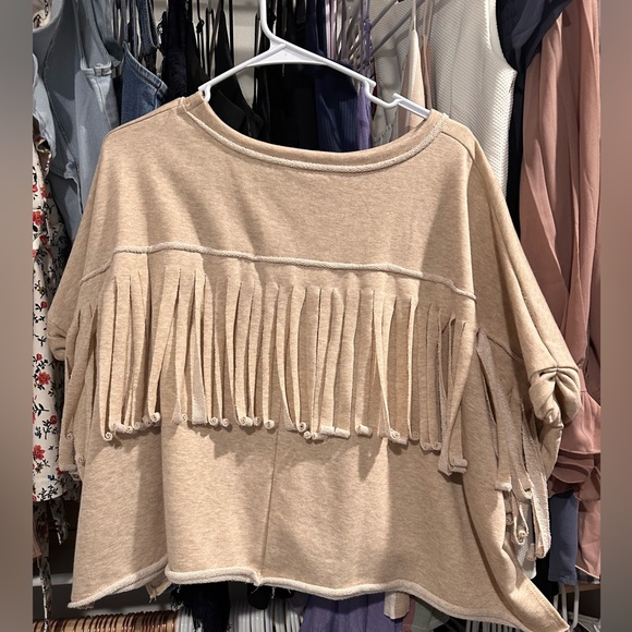 Magnolia | Tops | Cute Fringe Boxy Fit Top Worn Twice Small | Poshmark